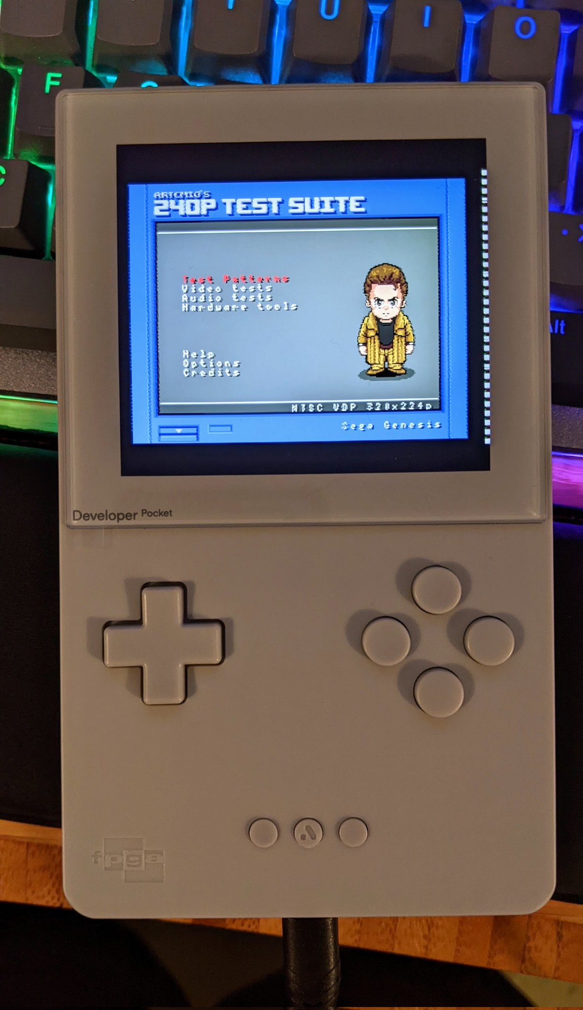 Shane Lynch on Twitter: "The most important Genesis ROM works. Ignore the video artifacts as I ...