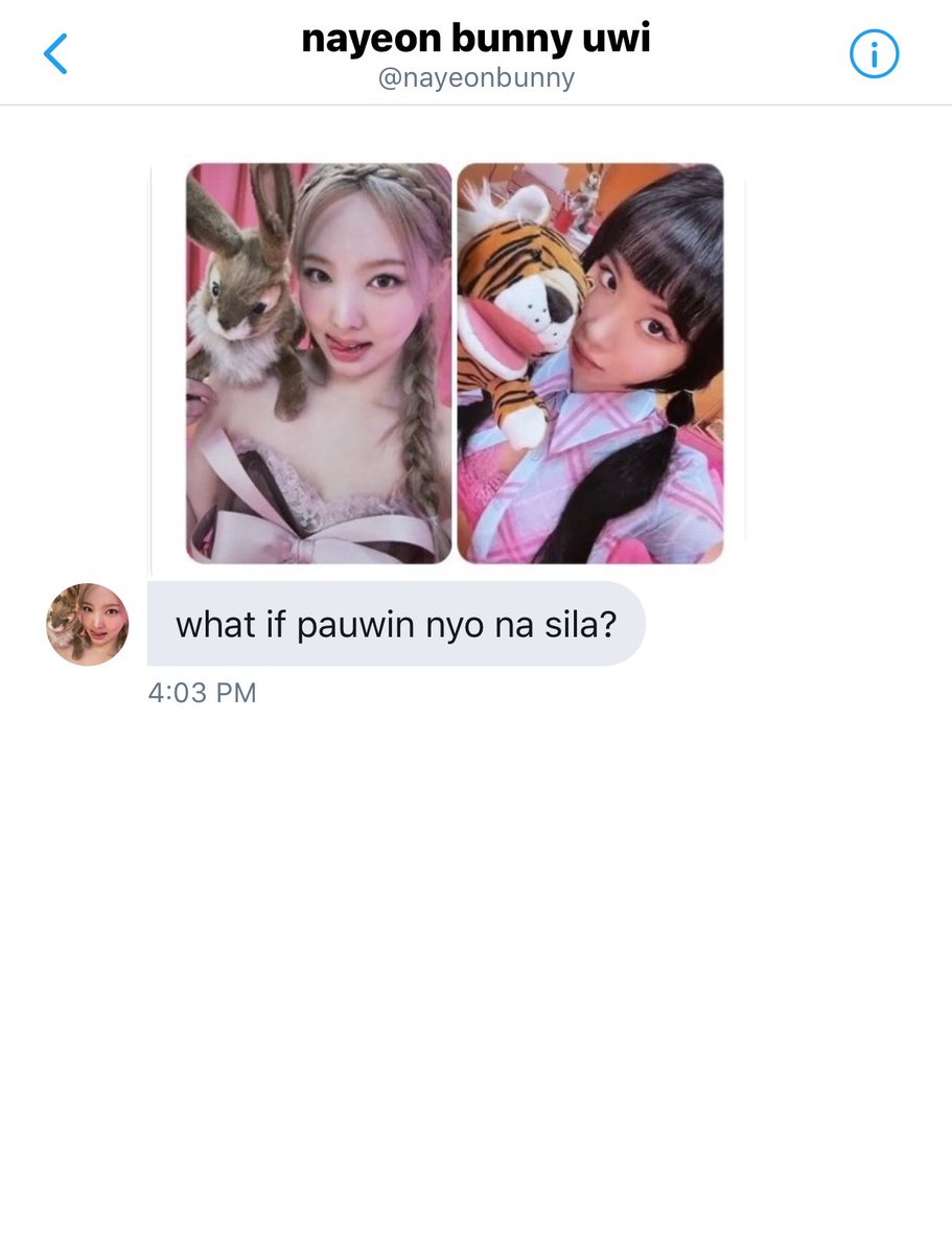 ji | 📚 on Twitter: "RT @HAOLALOO: ~ wtb lfs twice ph ~ nayeon rabbit & chae tiger - onhand,feta ...