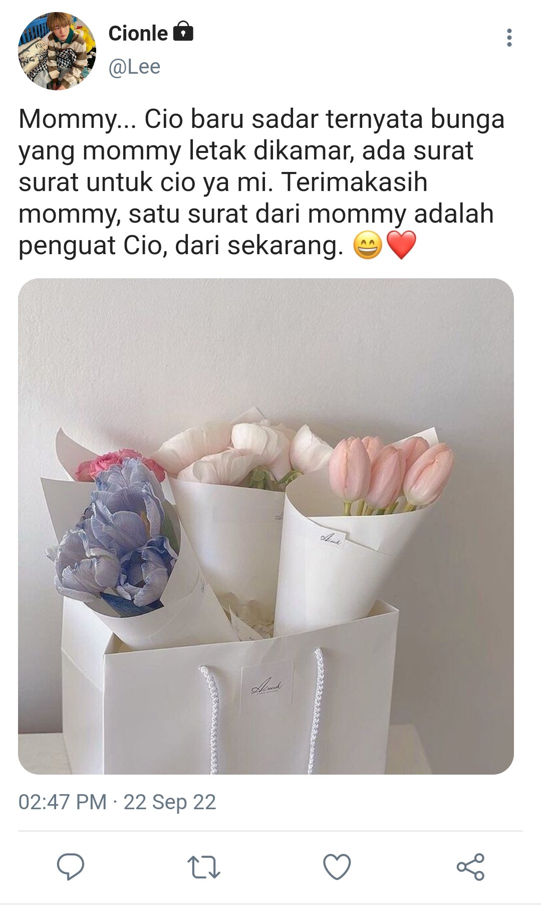 arv🍼 on Twitter: "" Cio, mari bersahabat dengan waktu ya? sembuhin luka ayah, sembuhin luka cio ...