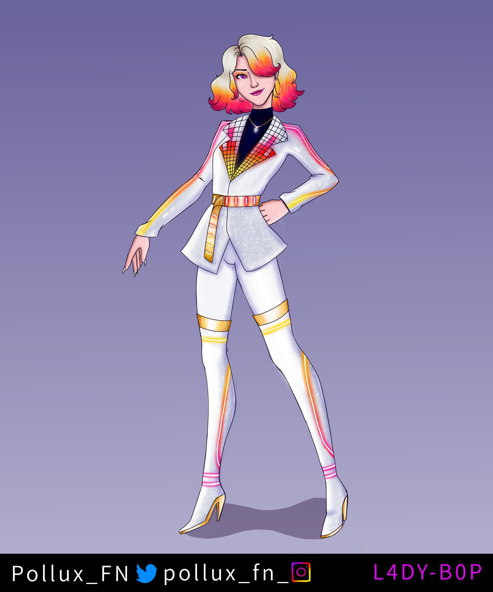 ඞPoll♡ on Twitter: "L4DY-B0P🎵💜 Skin Concept! DJ BOPs chapter 3 generation! "the queen if the ...