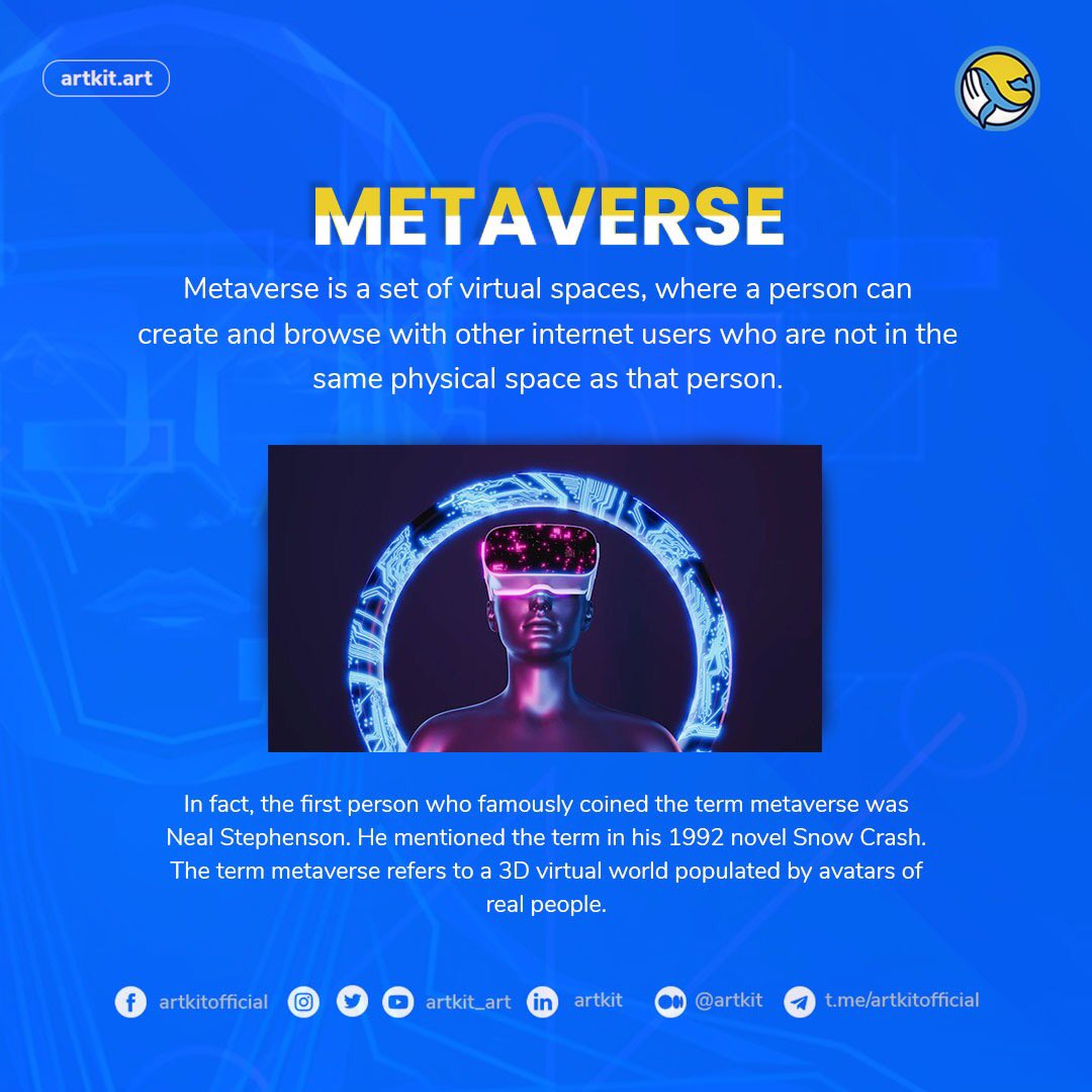 ArtKit Official on Twitter: "Surely you are familiar with the word "Metaverse" right? Let's ...