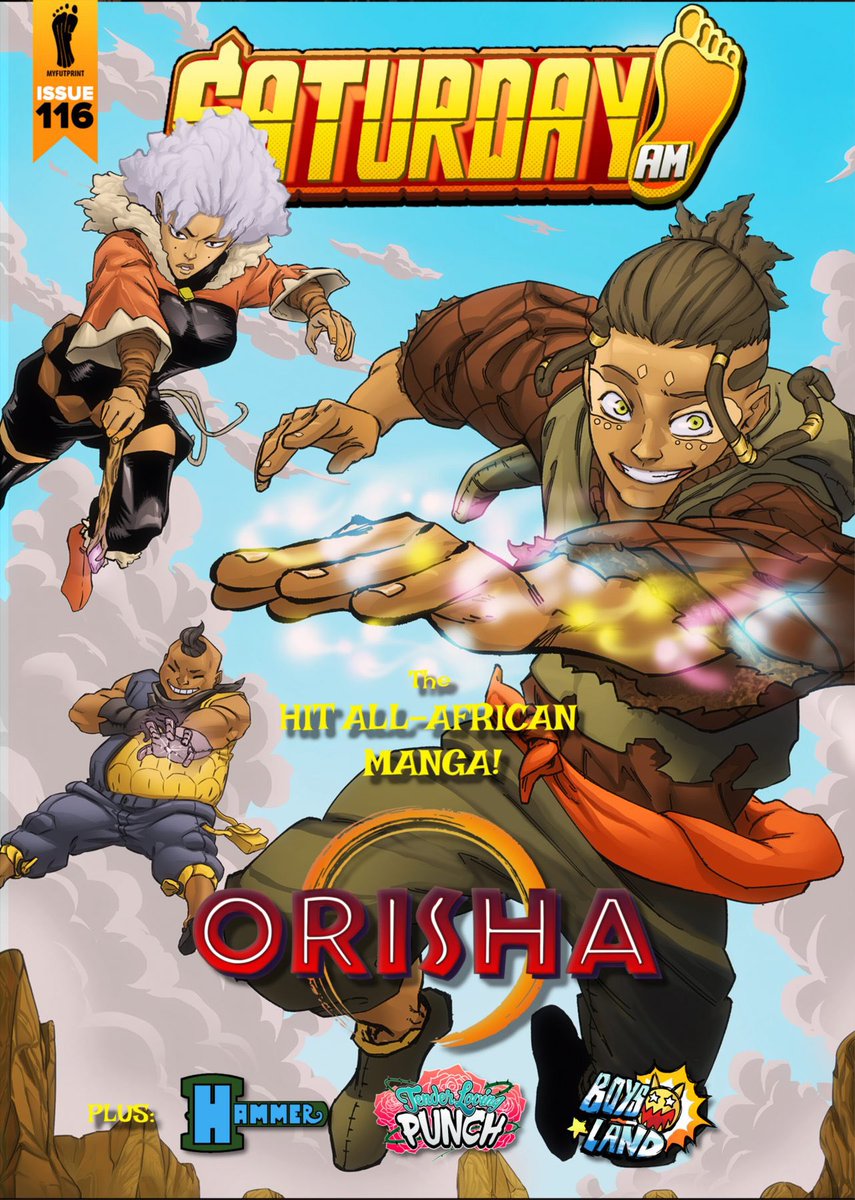 All African shonen manga exploring west african mythology?!