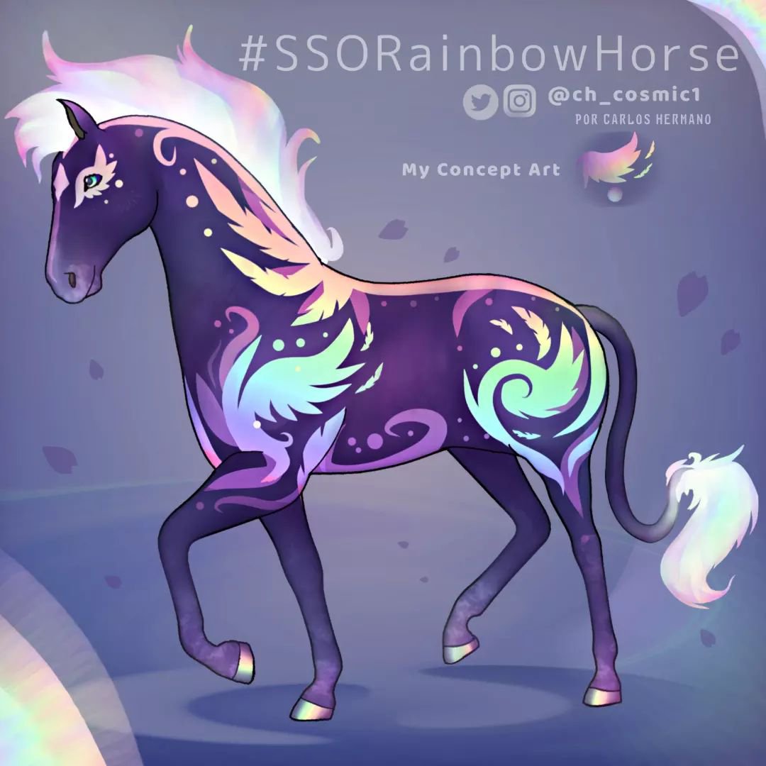 Star Stable on Twitter: "Rainbow horse competition winners!🌈We got so many amazing edits and ...