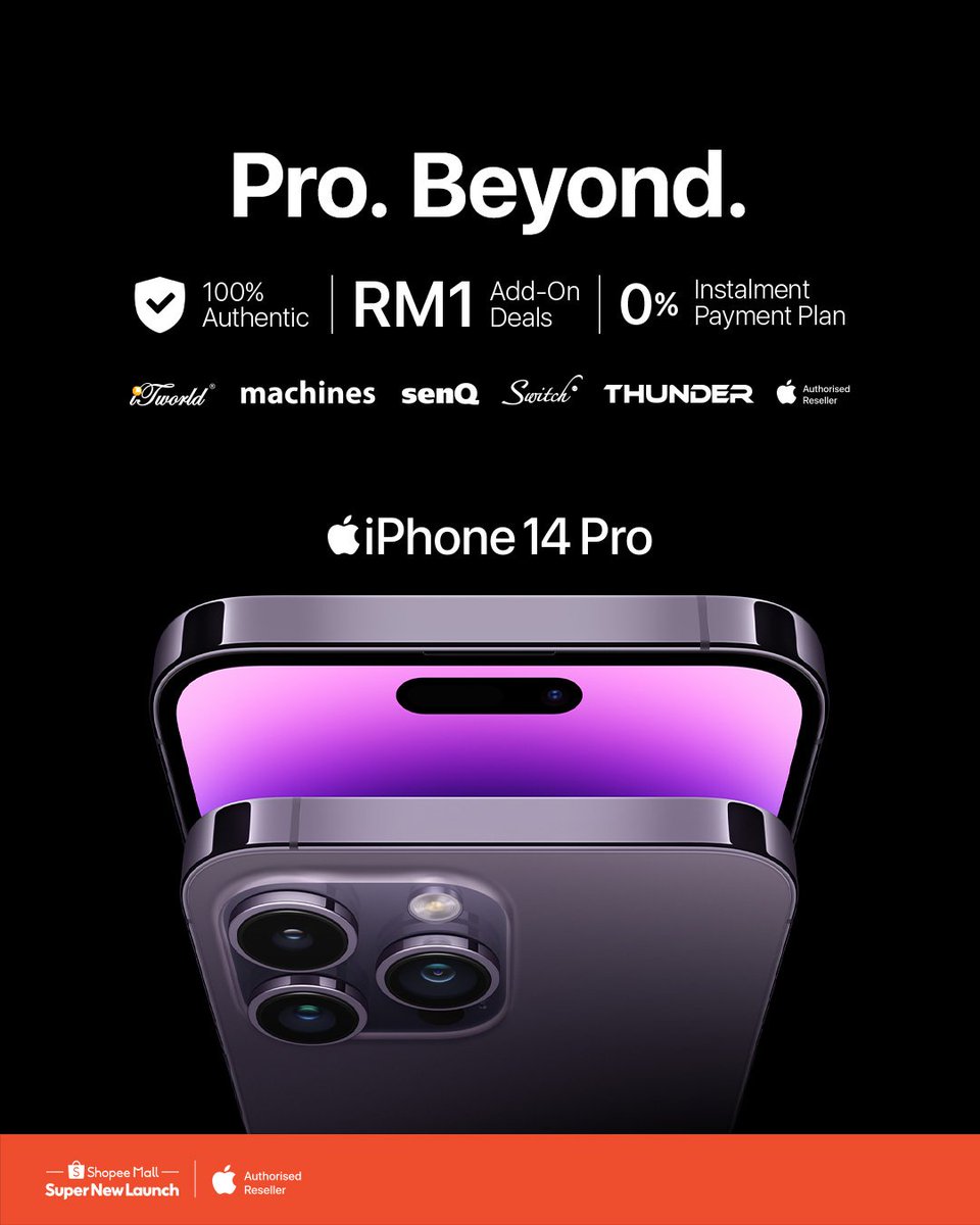 Shopee Malaysia on Twitter: "Hey Apple Fans, got your iPhone 14 and iPhone 14 Pro already? Get ...