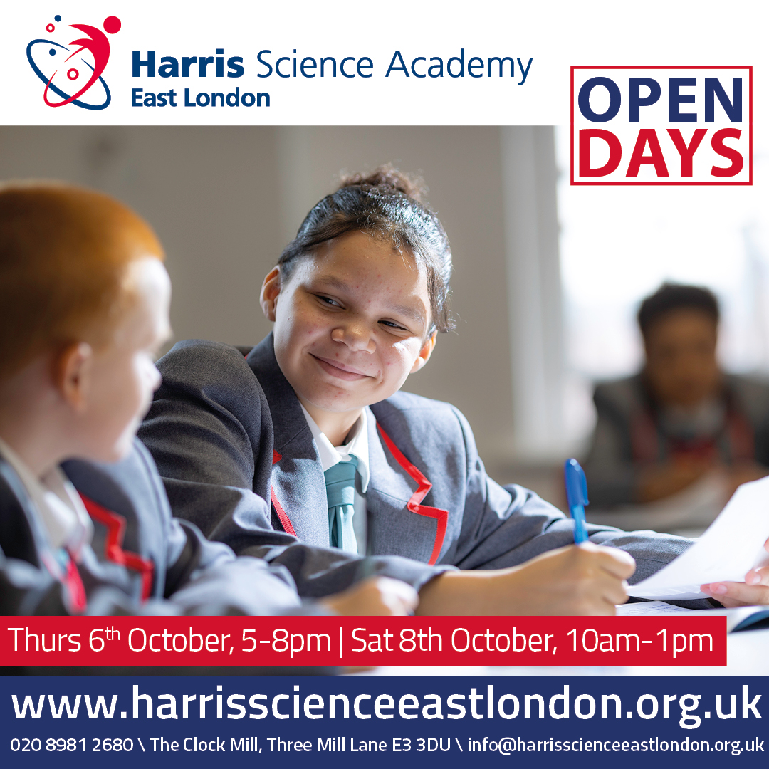 Welcome to Harris Science Academy East London