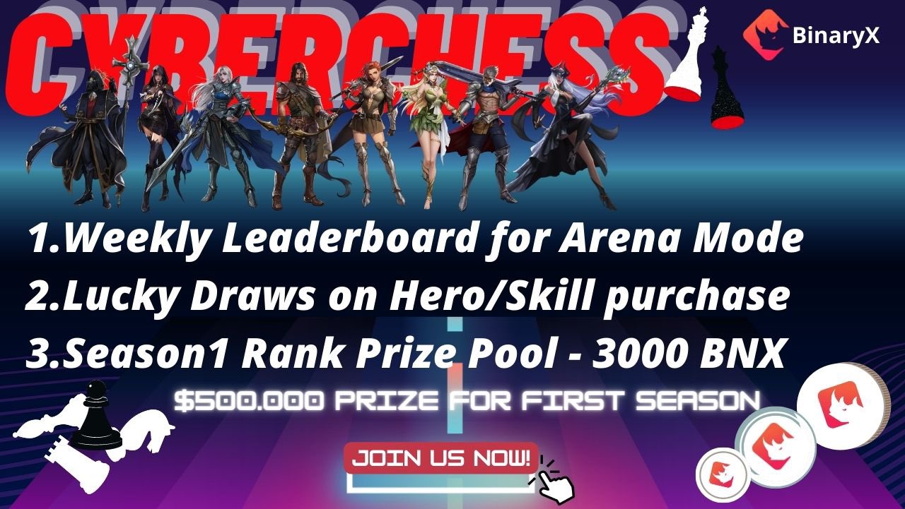 BinaryX (We are hiring!) on Twitter: "🥰We are happy to announce that #CyberChess will be online ...