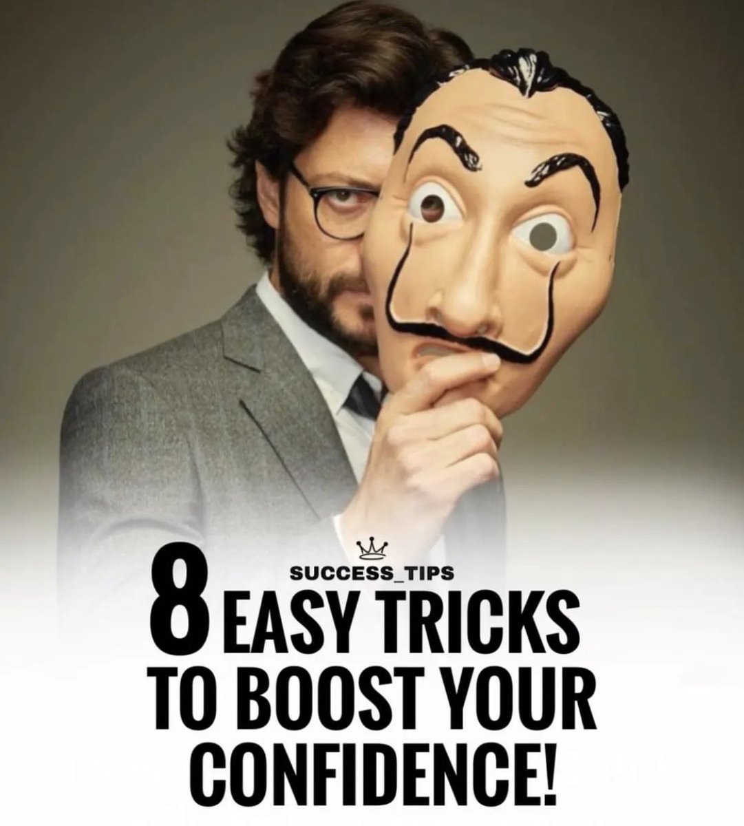 8 easy tricks to boost your confidence Self-Improvement Thread👇 ...