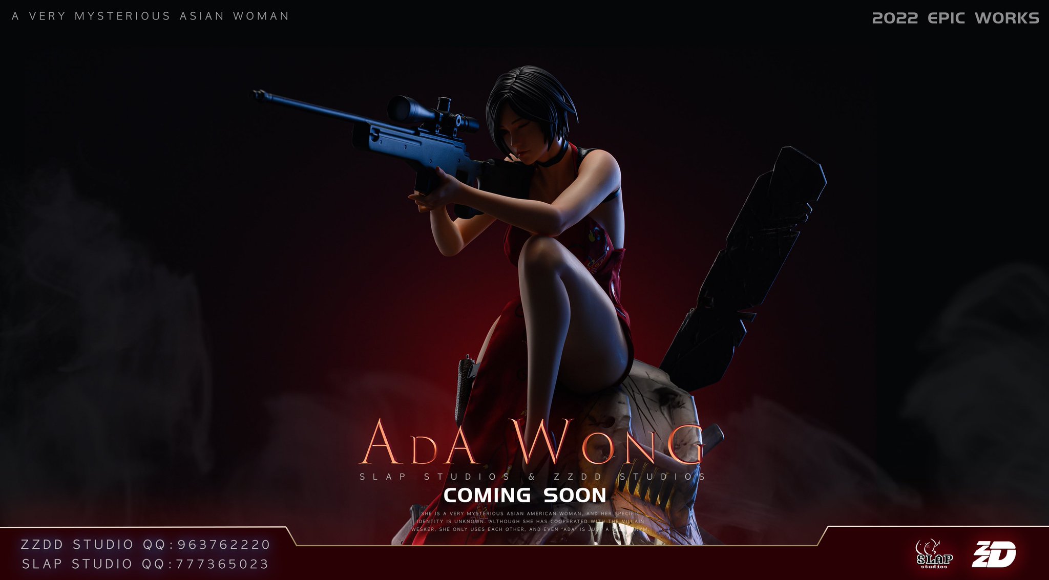 HHamajippa on Twitter: "Slap x ZZDD Studio Ada Wong 1/4 Zzdd联名Slap 新品Ada Wong 下周实物开定 https://t ...