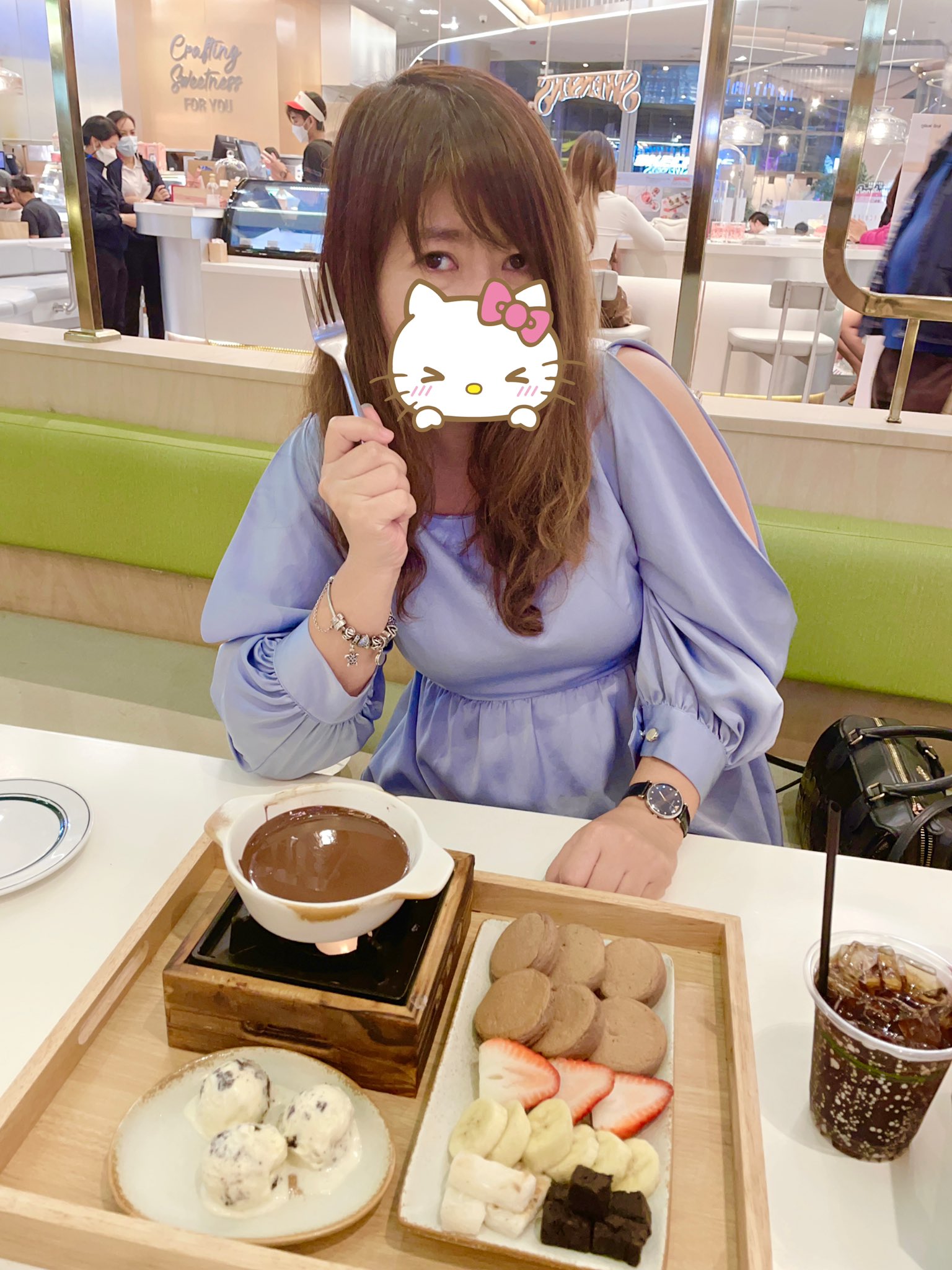 What’s Vivii wear on Twitter: "Sweets time 🍮🧁🍩🍰ของหวานอย่าได้ขาด #เรียลหญิง #เรียลทํางาน ...