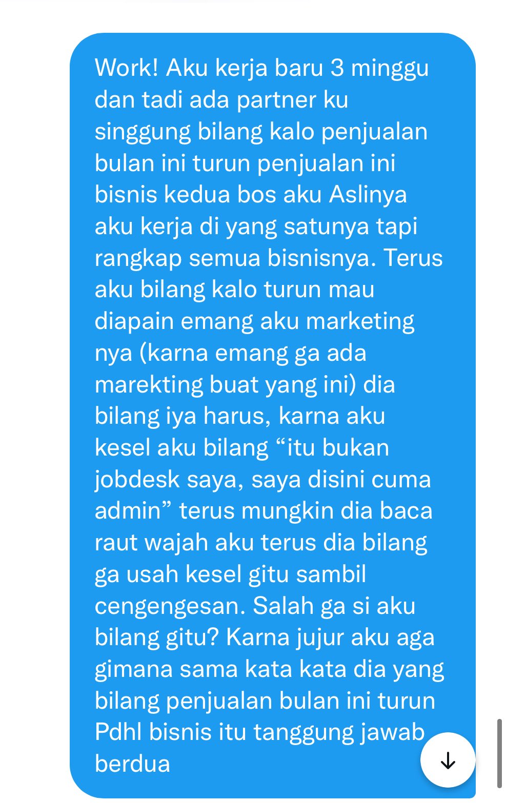 BACA RULES DI (bit.ly/worksfess) on Twitter: "Work! Di kerjaan sebelumnya aku pernah iya iya aja ...