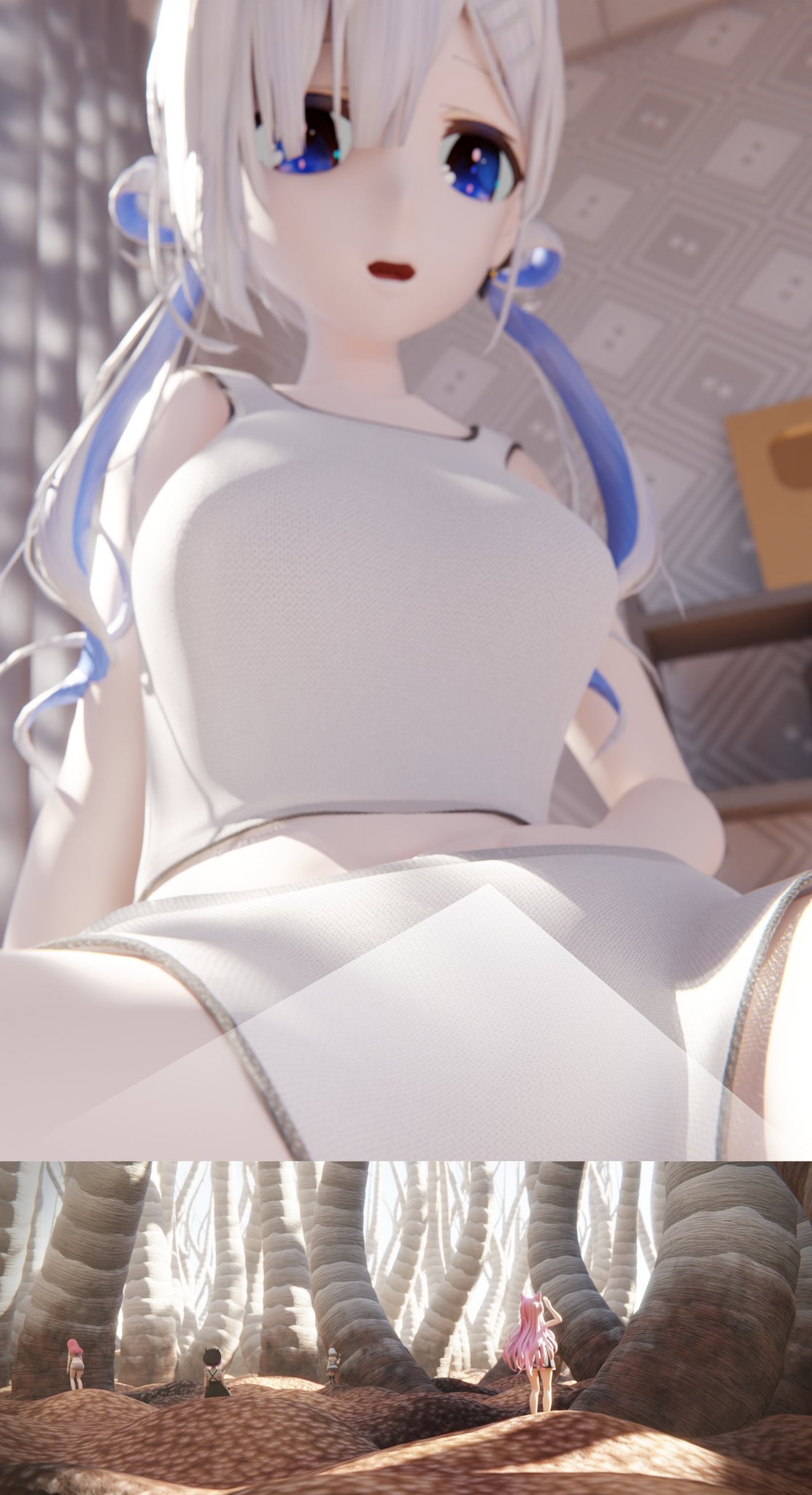 Kitamiya on Twitter: "Lost in Angel's Pale Forest Commissioned by @NAndersean69 on Twitter https ...