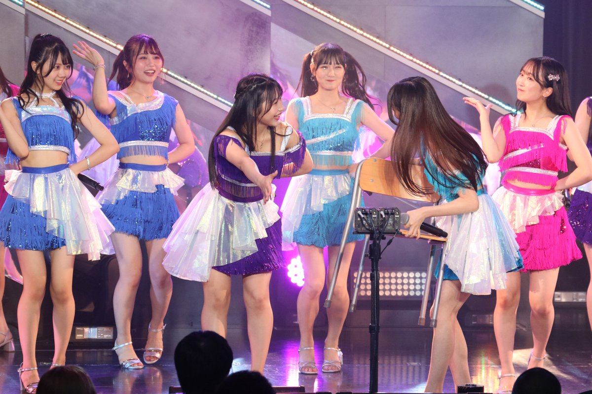 西スポHKT48取材班 on Twitter: "ゆえる踏切（F）#HKT48 #RESET公演 #伊藤優絵瑠 #最上奈那華 #村上和叶 #秋吉優花 #今村麻莉愛 #渡部愛加里"