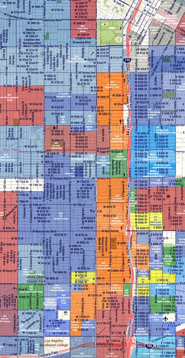 Los Angeles Street Gangs Map Gang Related Shooting In Highland Park
