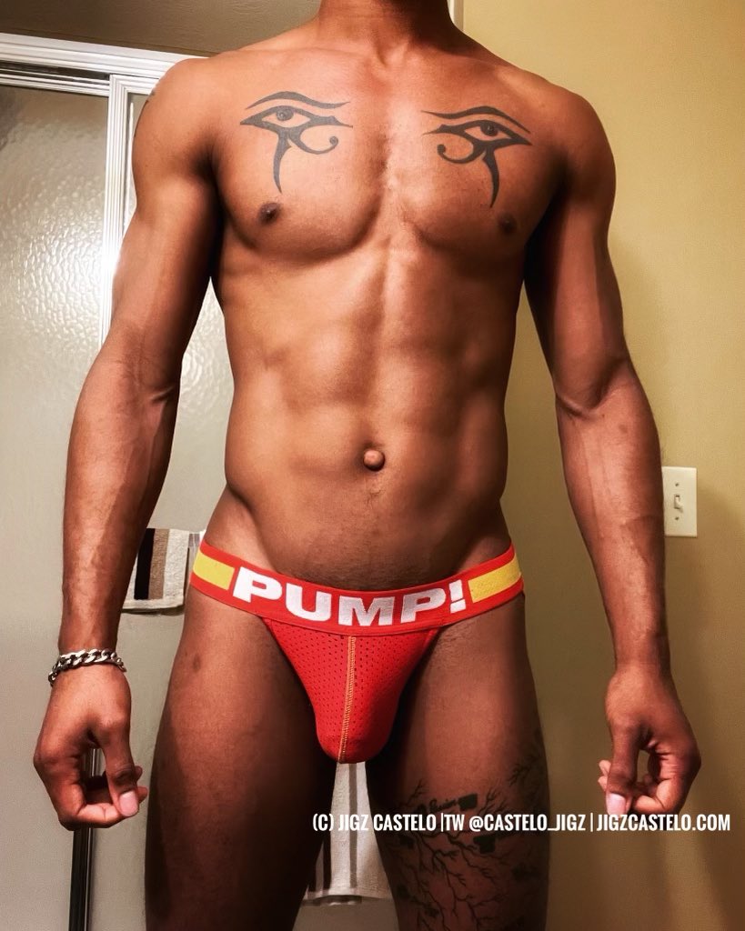 Jigz Castelo on Twitter: "Feeling sexy in my jock post work out. I need the support to hold my ...