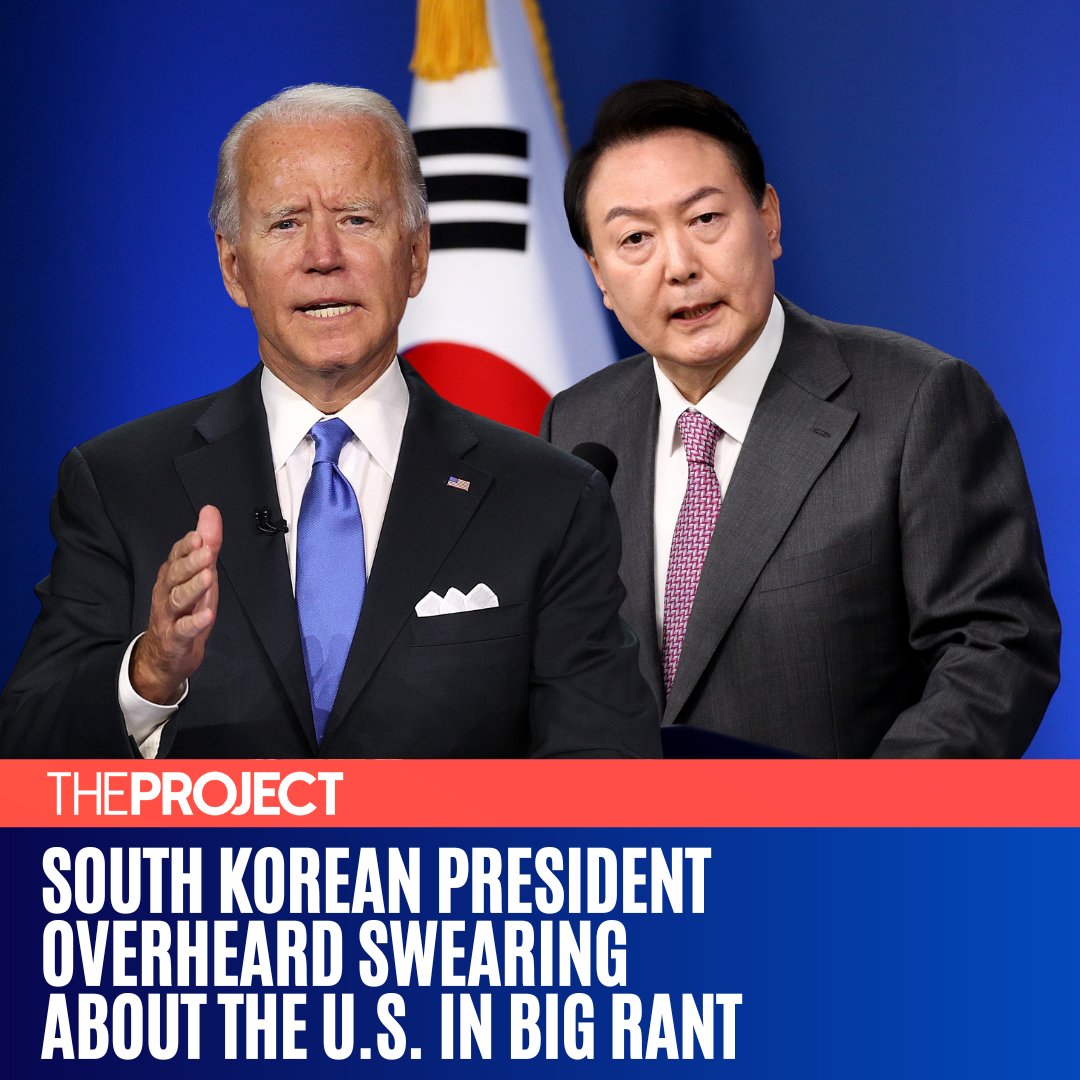 The Project on Twitter: "South Korean President, Yoon Suk-yeol, has landed in hot water after a ...