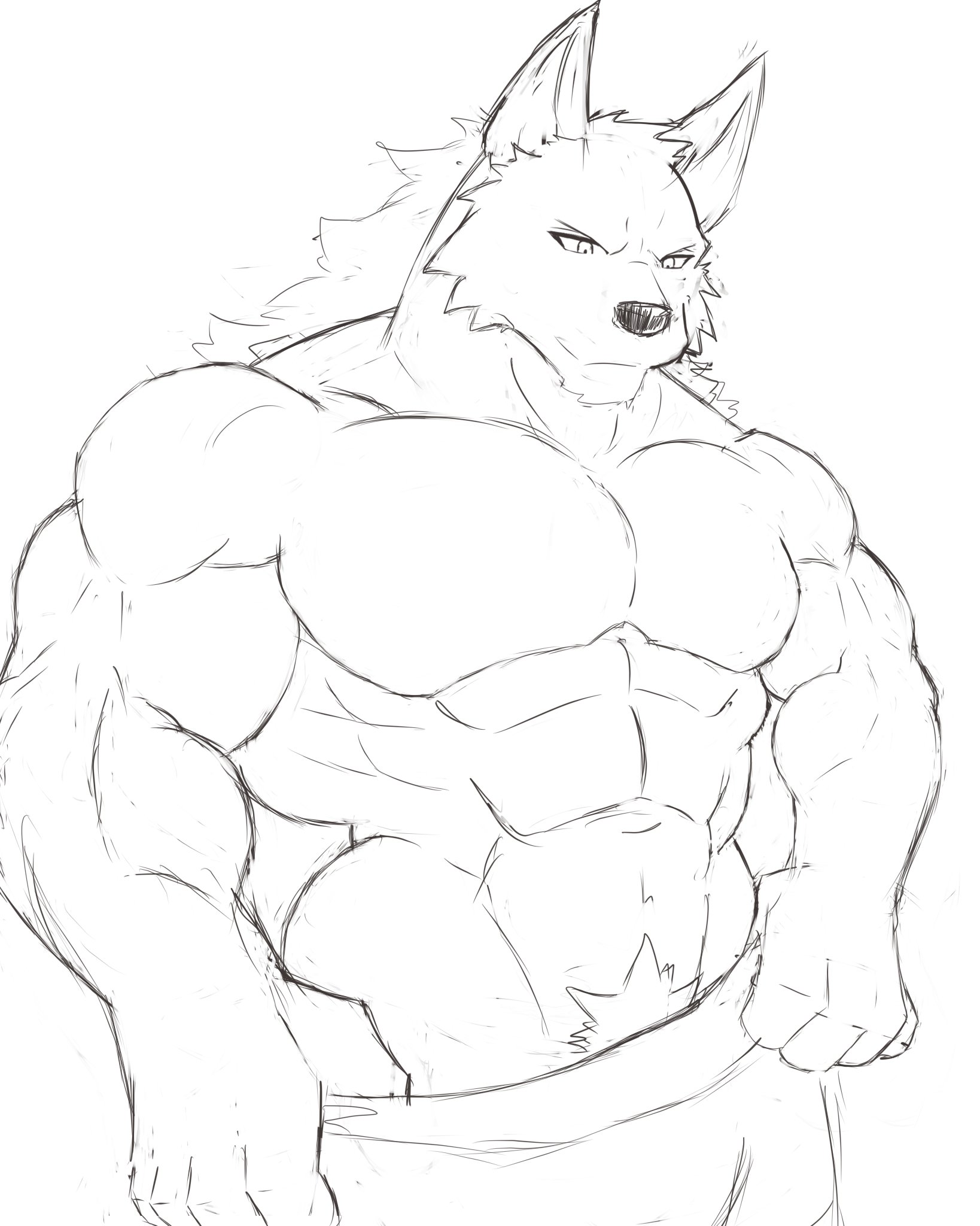 How To Draw Anthro Wolf Furry