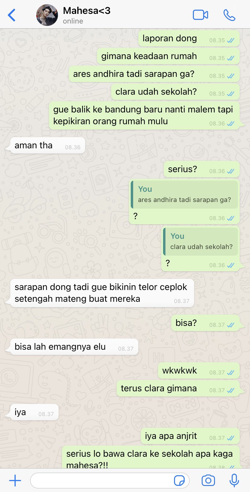 𝐍𝐀𝐍𝐀. on Twitter: "konten hebring pagi-pagi ala bu atha dan bapak mahesa yg lagi ditinggal https ...