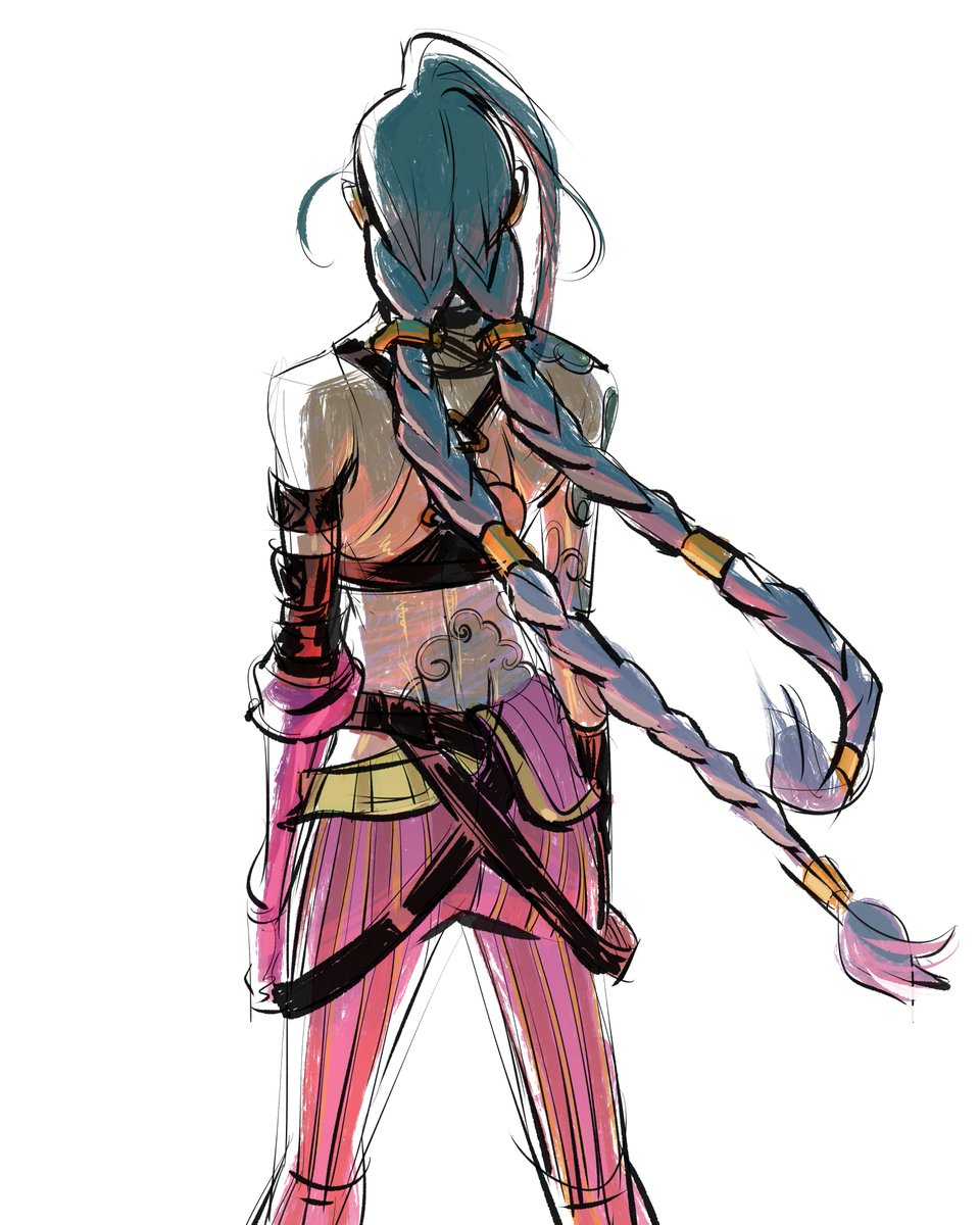 「#Jinx #arcane #LeagueOfLegends #FANART h」|Mindy Leeのイラスト