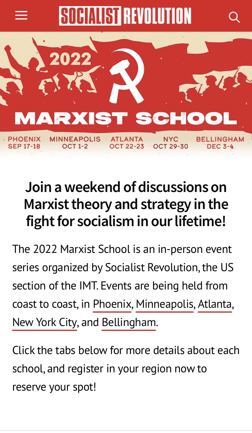 👁 Inside The Classroom on Twitter: "Marxist School being put on in state universities in MN, AZ ...
