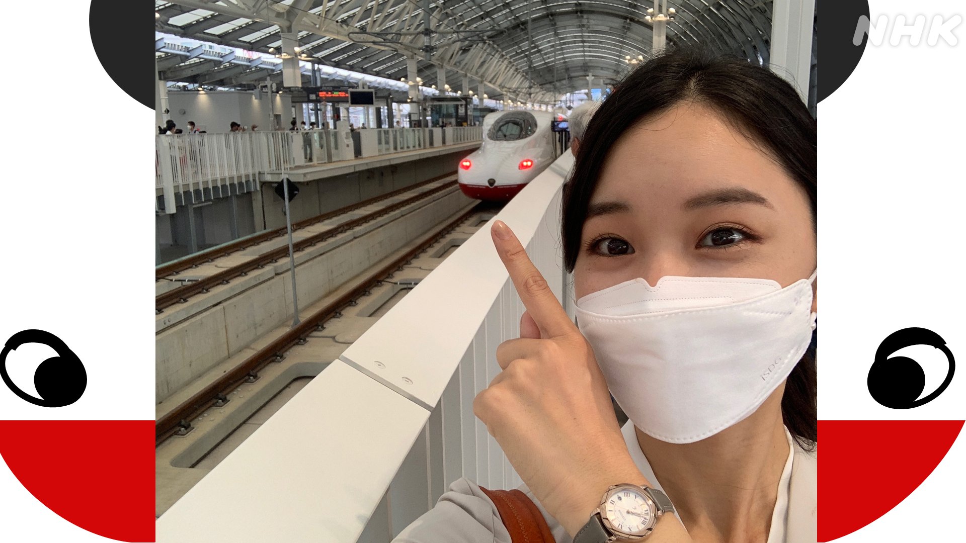 NHKアナウンス室(水曜午前10:30ラジオ第2「アナウンサー百年百話」放送中) on Twitter: "【きょう開業！#西九州新幹線🚅】 長崎放送局の嶋田ココです おはよう日本の中継で ...