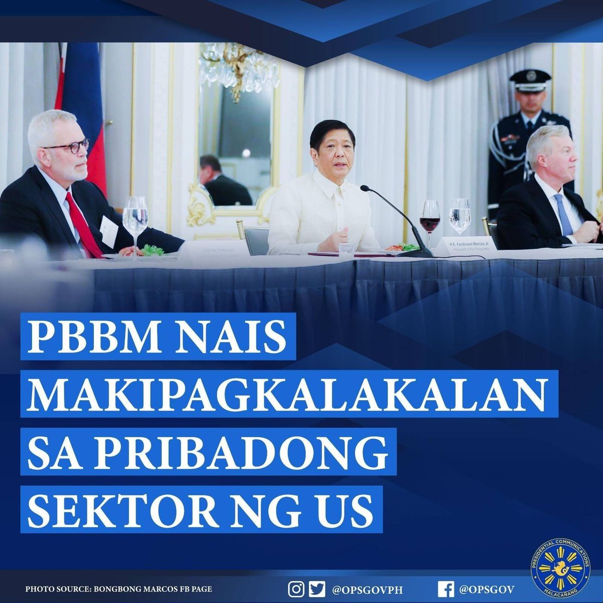 Office of the Press Secretary on Twitter: "Sa pulong kasama ang US-ASEAN Business Council at ...