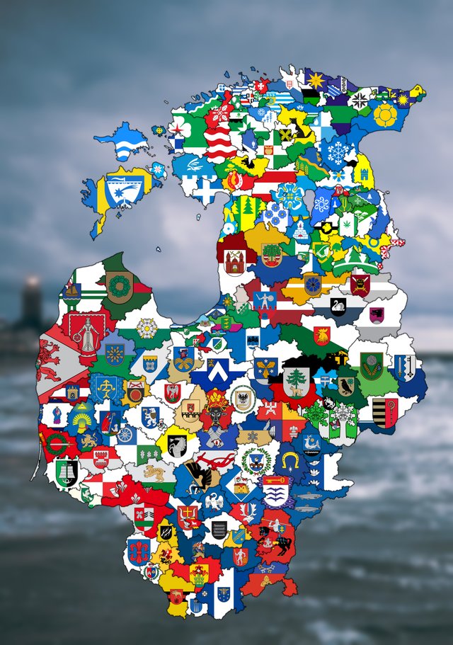 Baltic Countries Flags