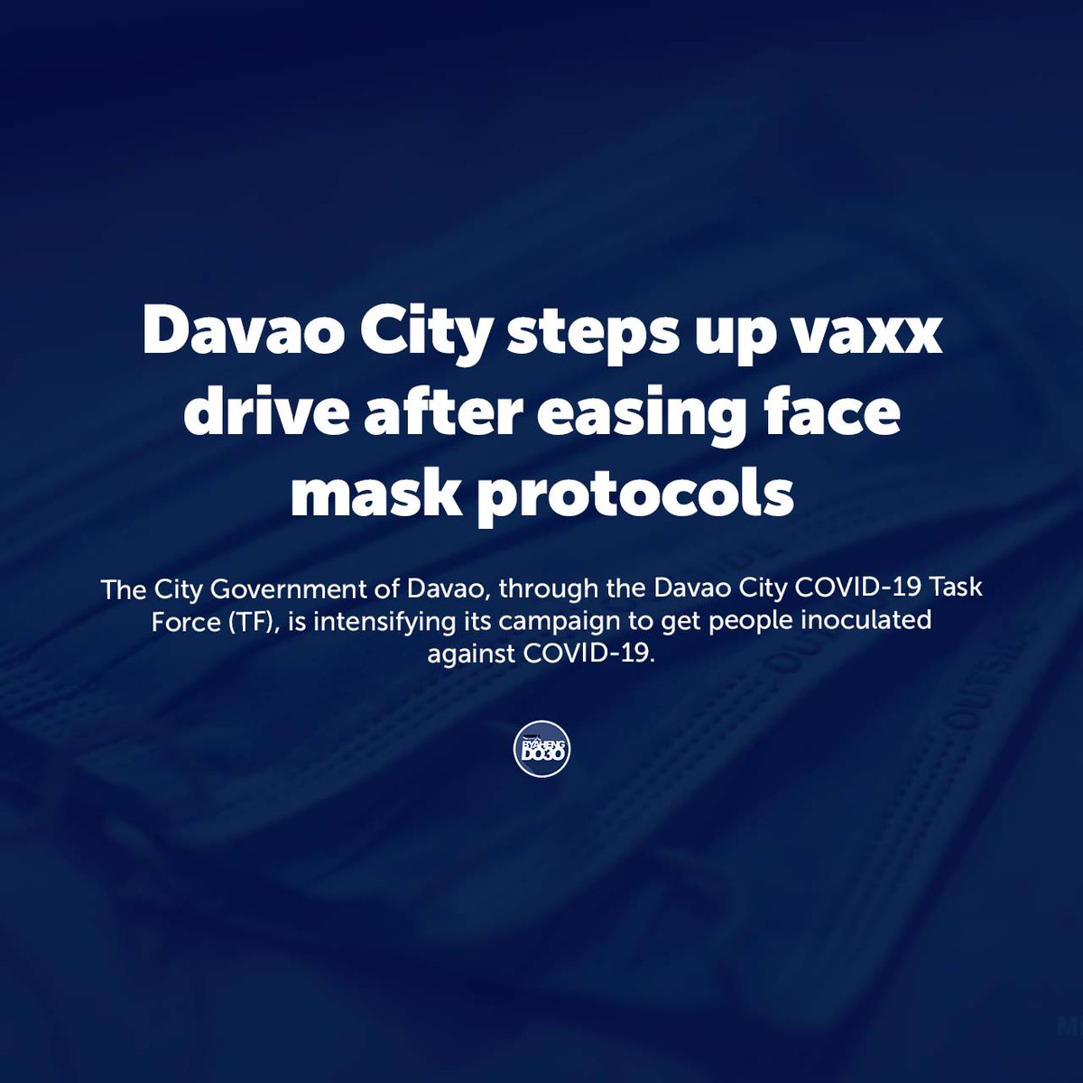 City Government of Davao on Twitter: "Despite the loose face mask protocol, the city’s health ...