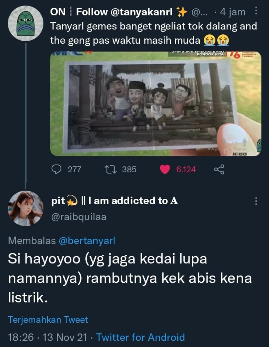 KUMPULAN TWIT LUCU BIKIN NGAKAK — a thread - المسلسل من malika @iyasudadeh - رتبها