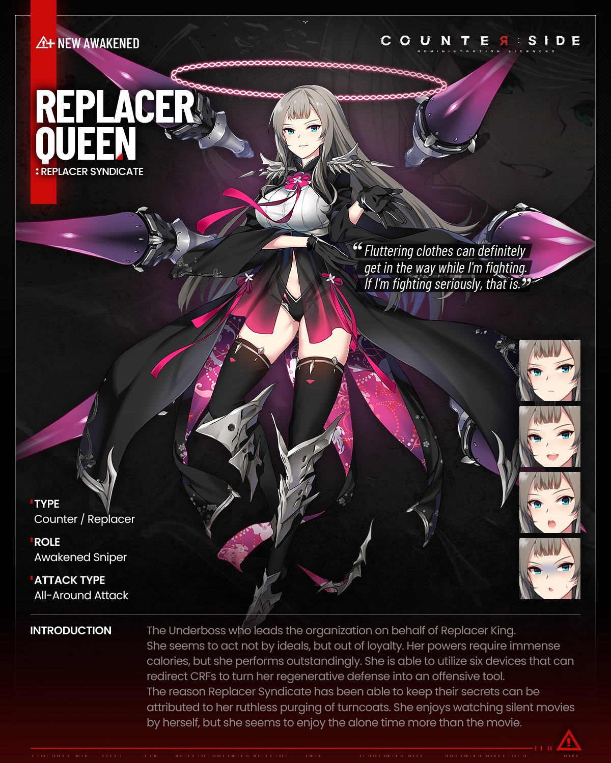 CounterSide Global on Twitter: "📣 Replacer Queen is ready to introduce herself to CEOs after the ...