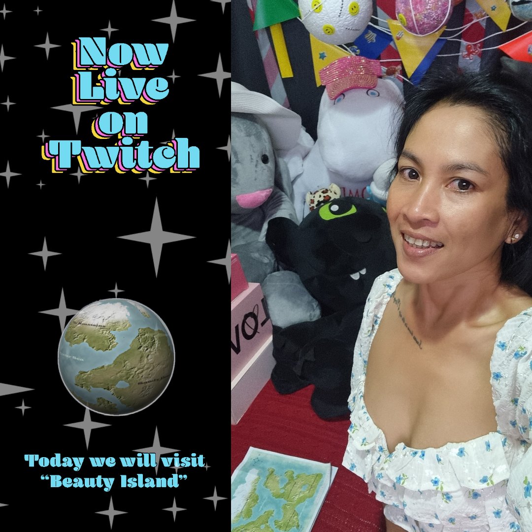 Vivien_planet on Twitter: "Now live on Twitch🔴🎥 Today: “Beauty Island” Kisses, Vivien🥰😘 #vivien ...