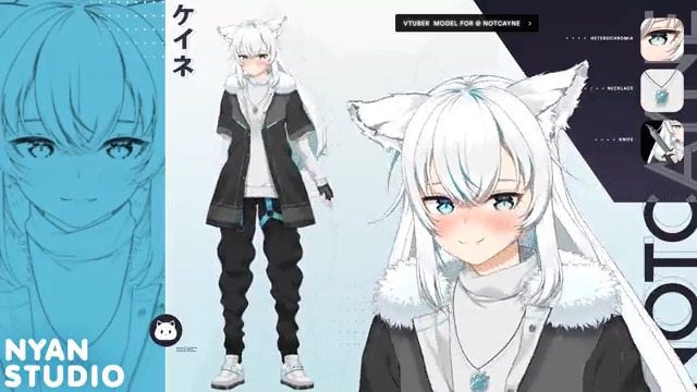 Nyan Studio 🎃 on Twitter: "「 Live2D Vtuber Model Showcase 」 Vtuber model commission for ...