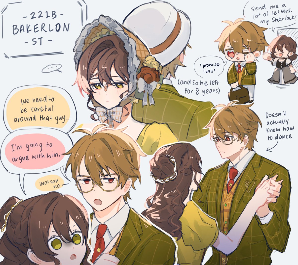 「sherluke with watson #TearsOfThemis 」yoghurtの漫画