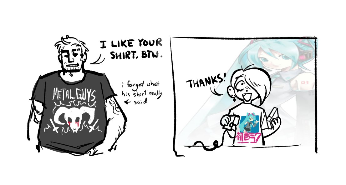 「doodle of something nice that happened t」|🌈super kayの漫画