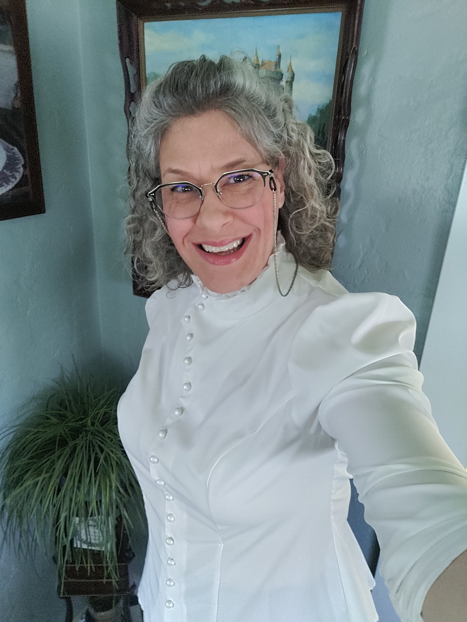 Miss Chris 🔜 Denver on Twitter: "Playing a strict, matronly vintage Lady today to sissify my ...
