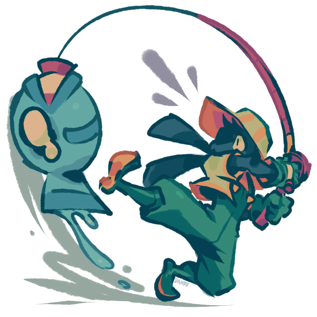 「some sketches for 's cool game, The Big」|dandy 🥦🏝のイラスト