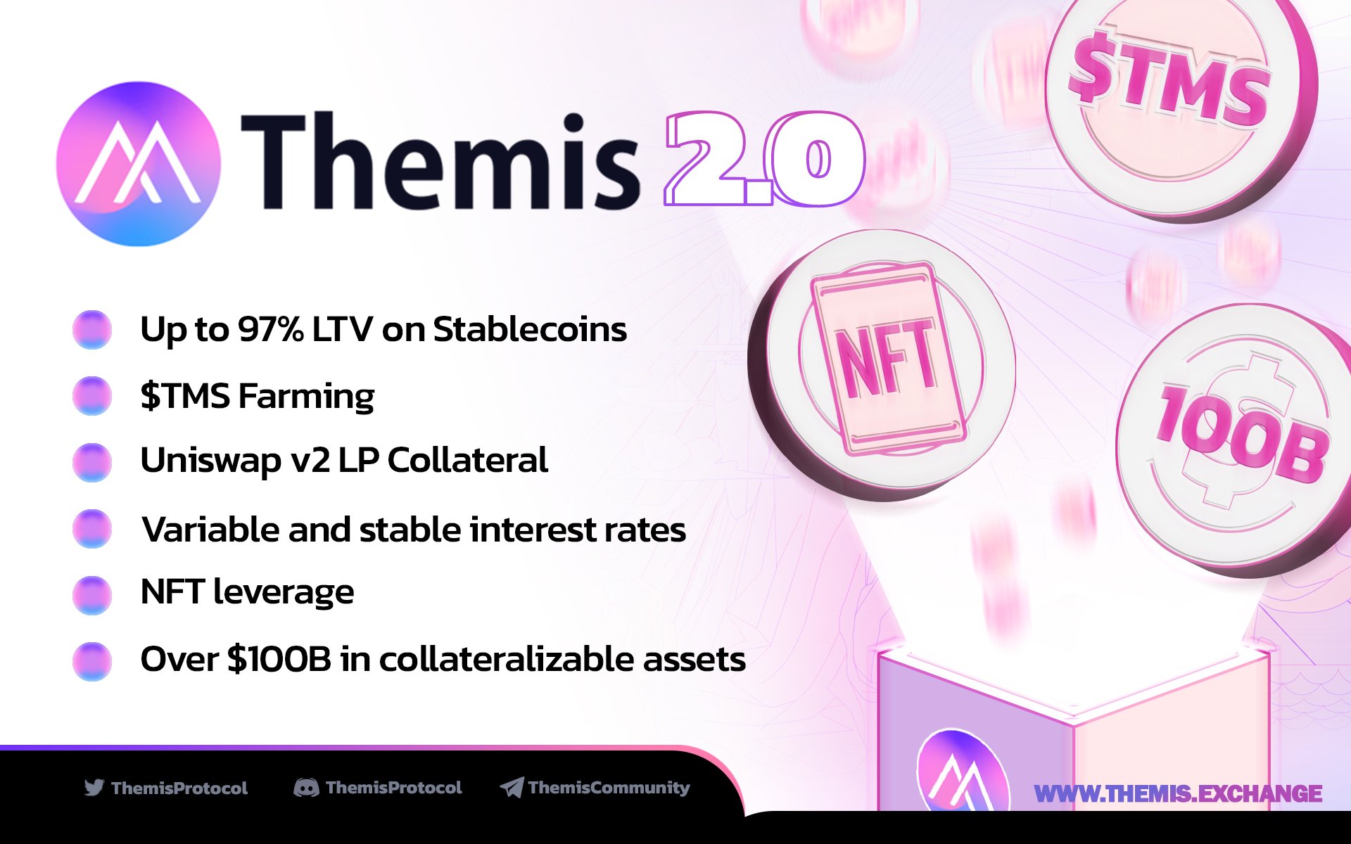 Themis (⚖️,🦄️) on Twitter: "Themis 2.0 is almost here! Soon you'll have access to: Moar leverage ...