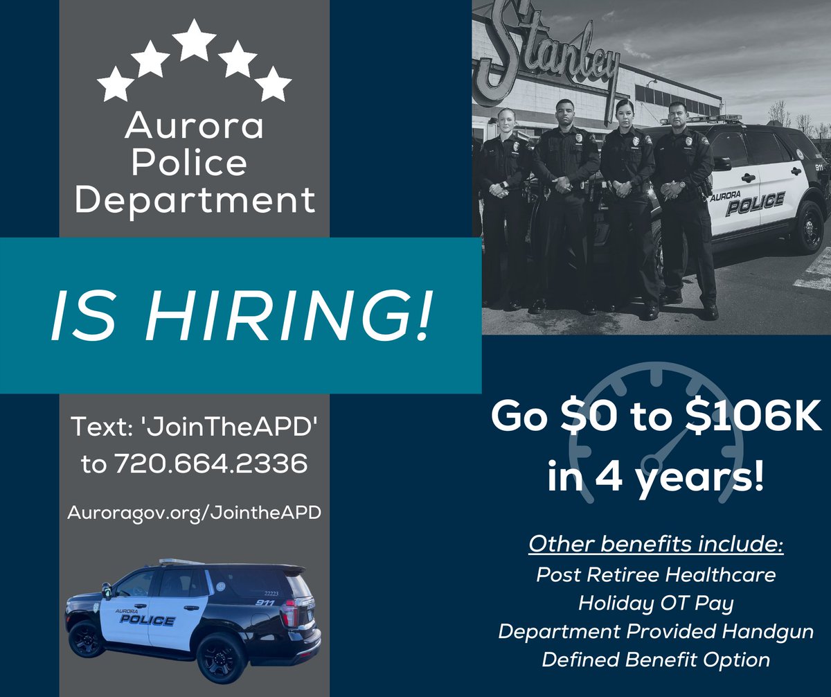 Aurora Police Dept On Twitter Want To Know More About Joining Aurora
