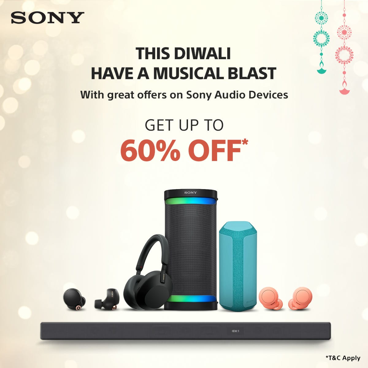 Sony India on Twitter: "Your Diwali celebrations are incomplete without some festive tunes! Make ...