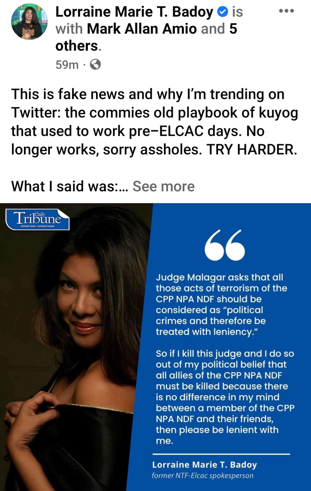 Carlos I.T. Zarate on Twitter: "@lianbuan @SCPh_PIO And now this pathological liar is claiming ...