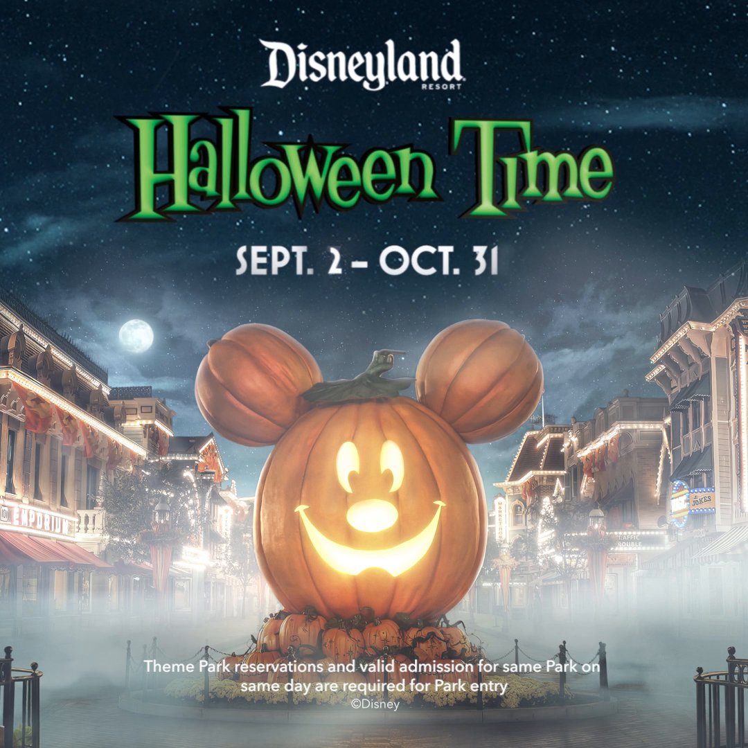 Disneyland Halloween Time Posters