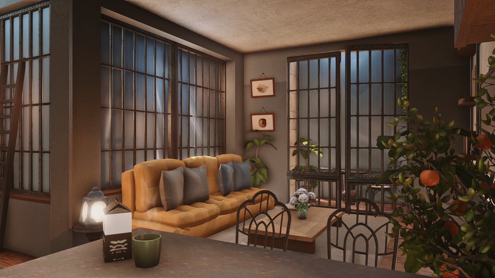 Daeny 🪷 on Twitter: "“Clementine” [M] 🪴🍊 Materia - Ravana | Mist - W18 P1 #FF14 #FF14ハウジング ...