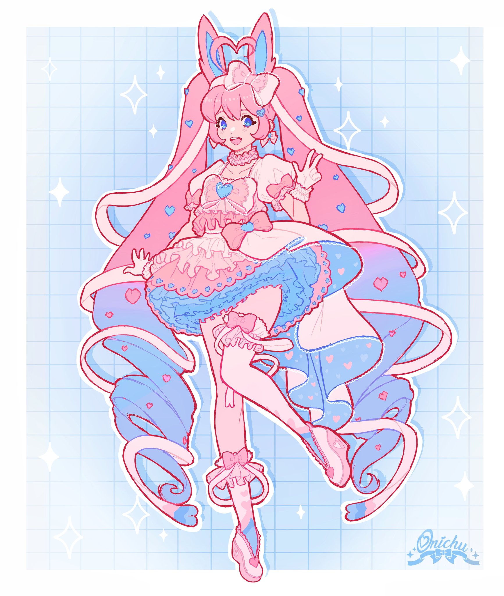 Ninfia Gijinka Sylveon Gijinka By PluviolLullaby - Fur Affinity [dot]
