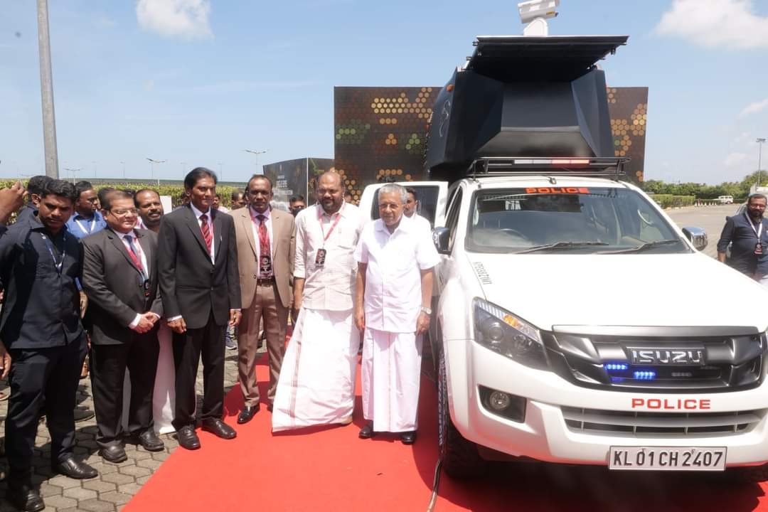 Cyberdome Kerala Police on Twitter: "Eagle Eye - the first Mobile Anti Drone Vehicle developed ...