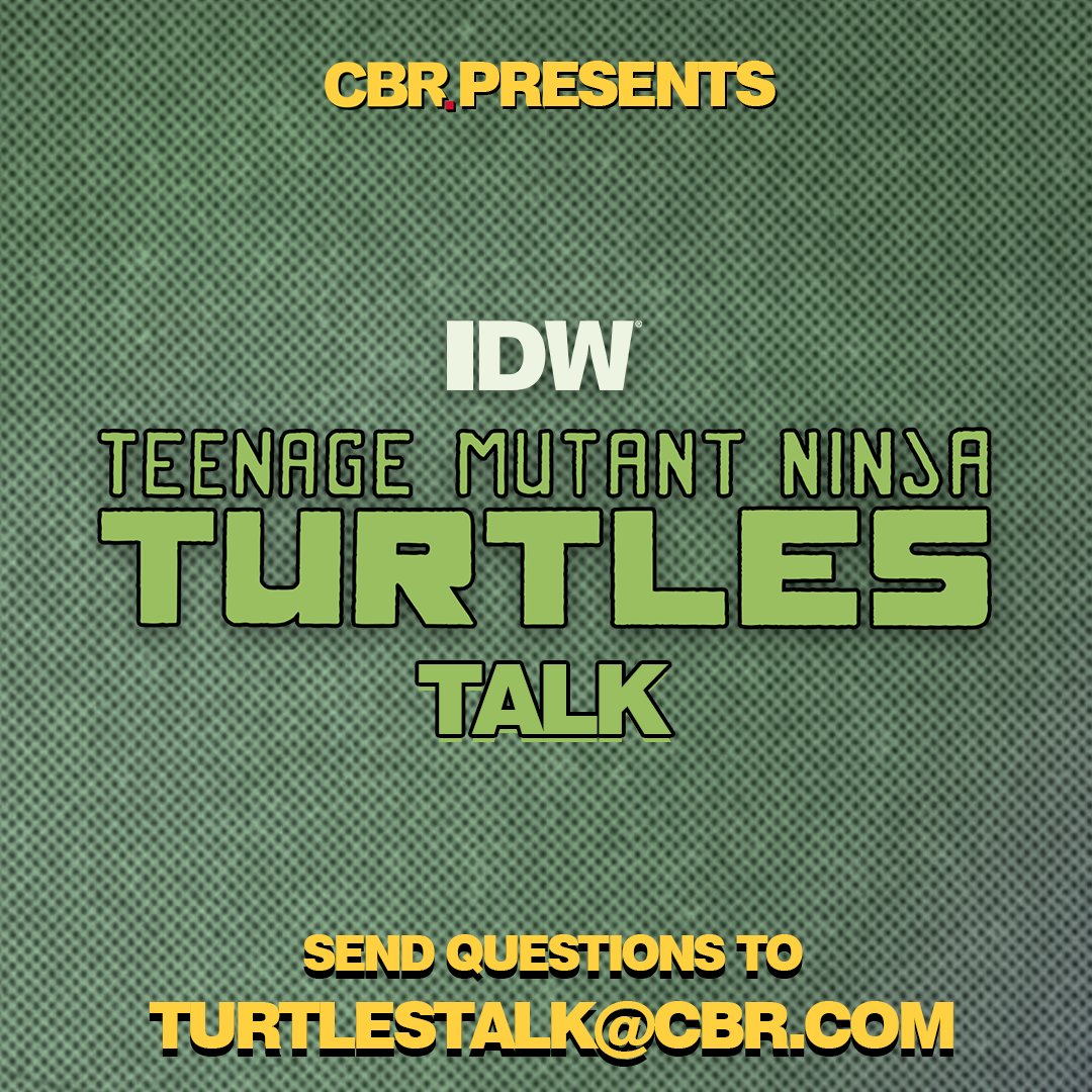 Are you a fan of @IDWPublishing's TMNT comics? Send your questions to ...