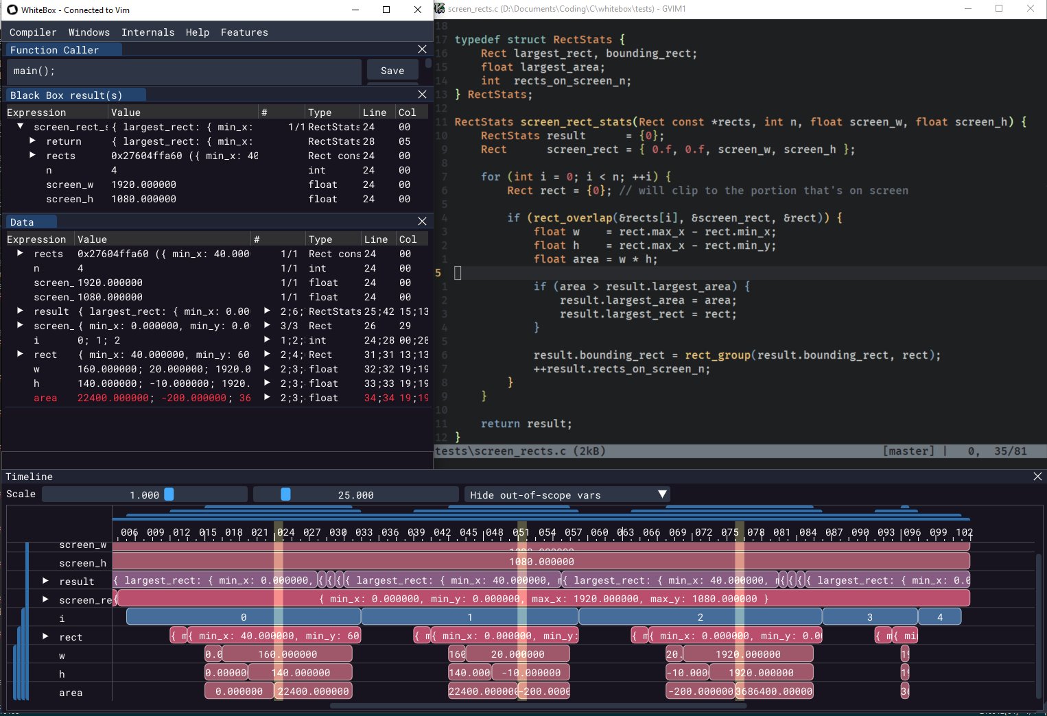 WhiteBox on Twitter: "Just playing around with a WIP build of WhiteBox after @phillip_trudeau ...