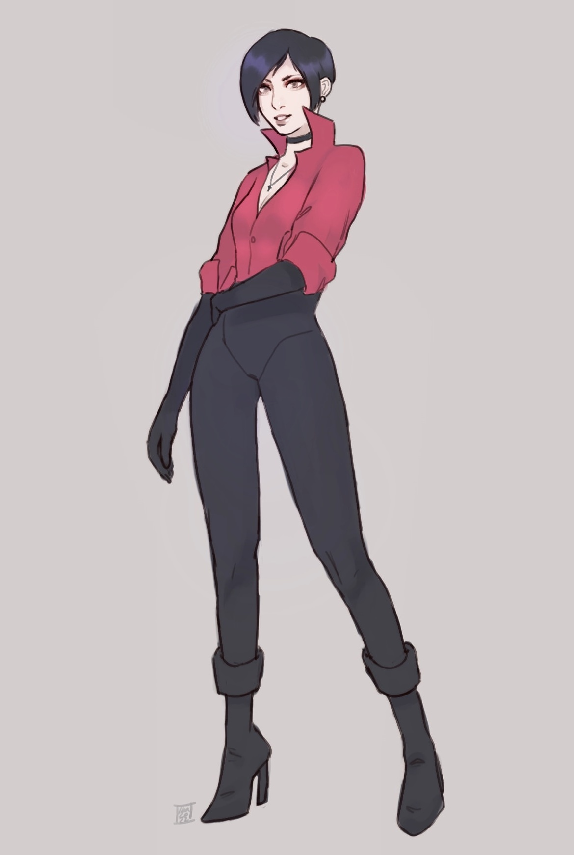 Ada Wong Resident Evil 6 Drawing