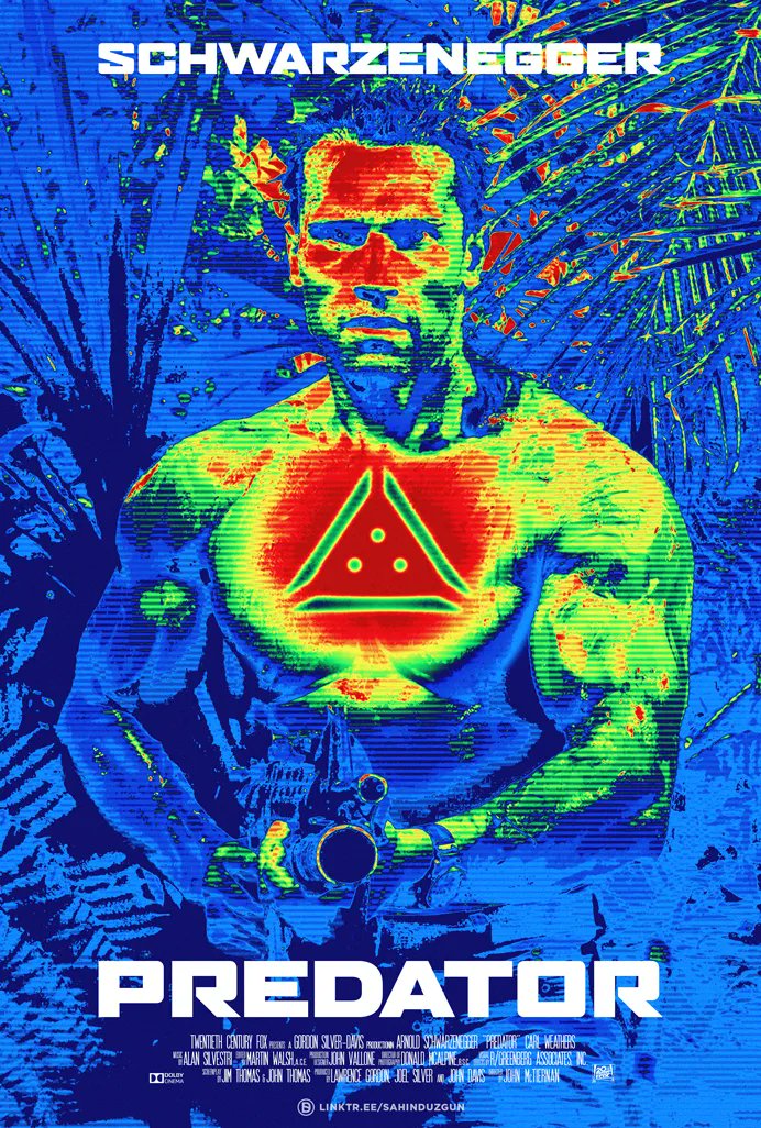 PREDATOR (1987) by Sahin Duzgun #MoviePoster #movieposter Sluts and ...
