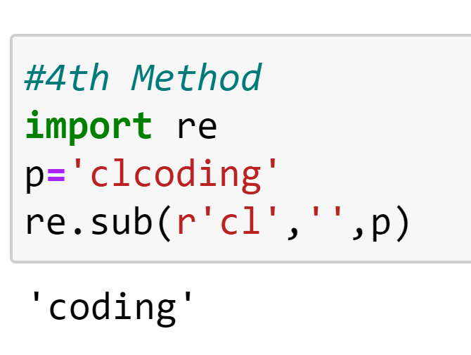 Day 112 5 Ways To Remove Letters From A String In Python Thread From Python Coding Clcoding