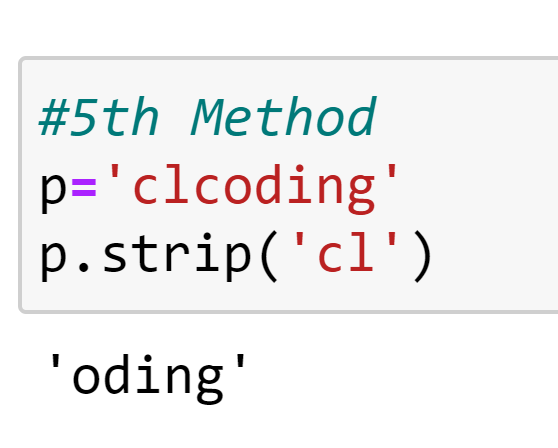 Day 112 5 Ways To Remove Letters From A String In Python Thread From Python Coding Clcoding