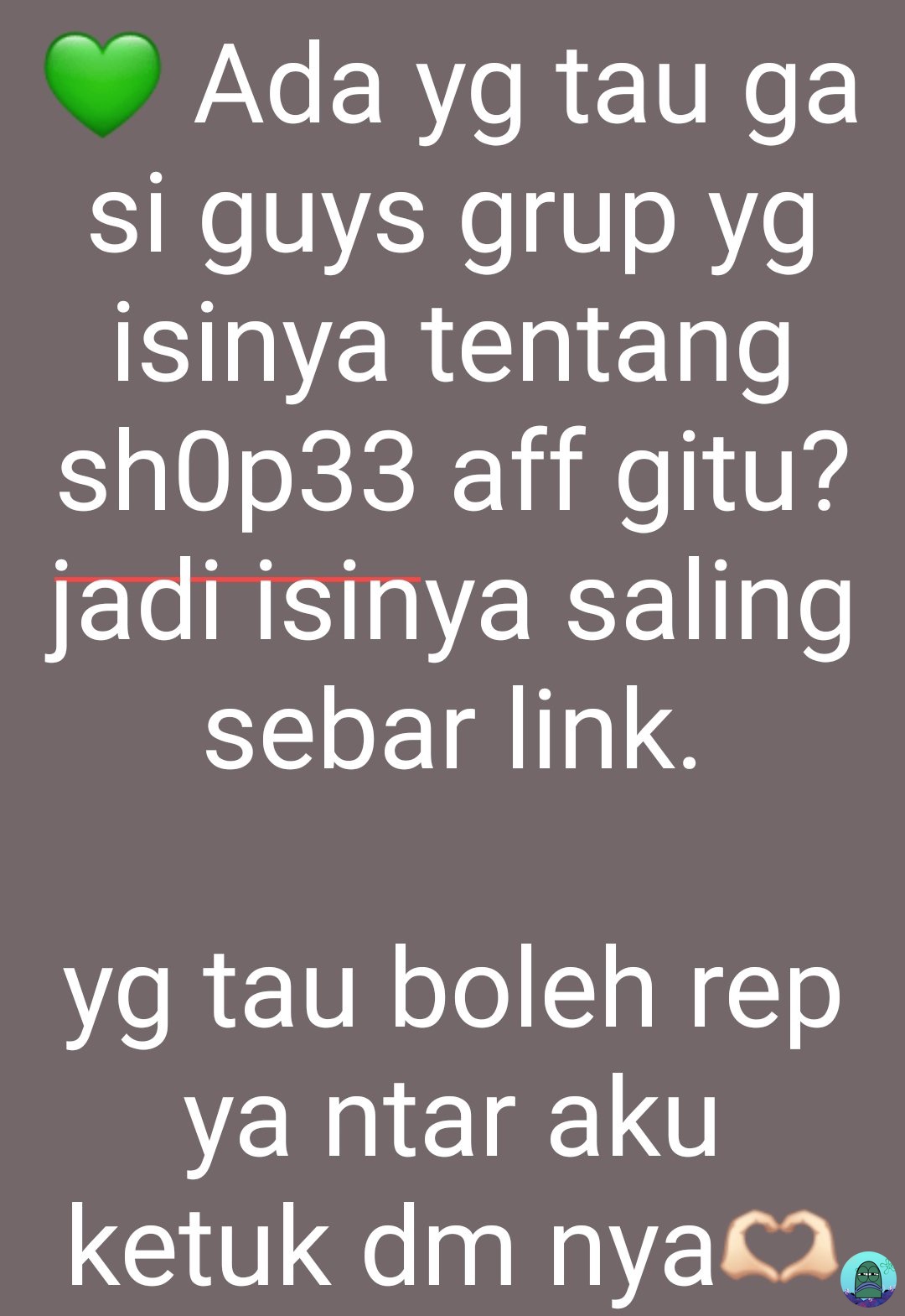 TanyarlㅡDilarang Rep LINK AFF‼ on Twitter: "💚 PLIS AK MW JOIN, YG TAU REP YA PLS. MAKASIH GUYS💕 ...